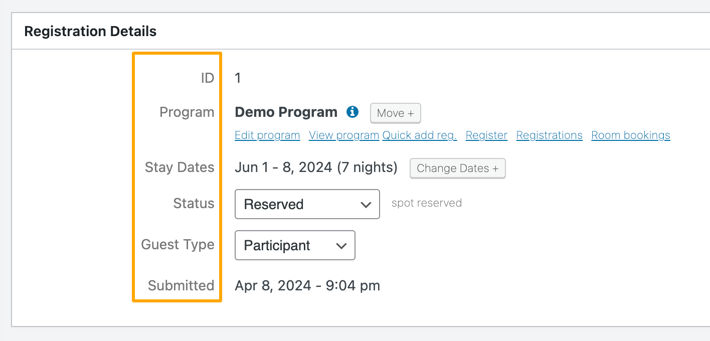 How to Manage Registrations