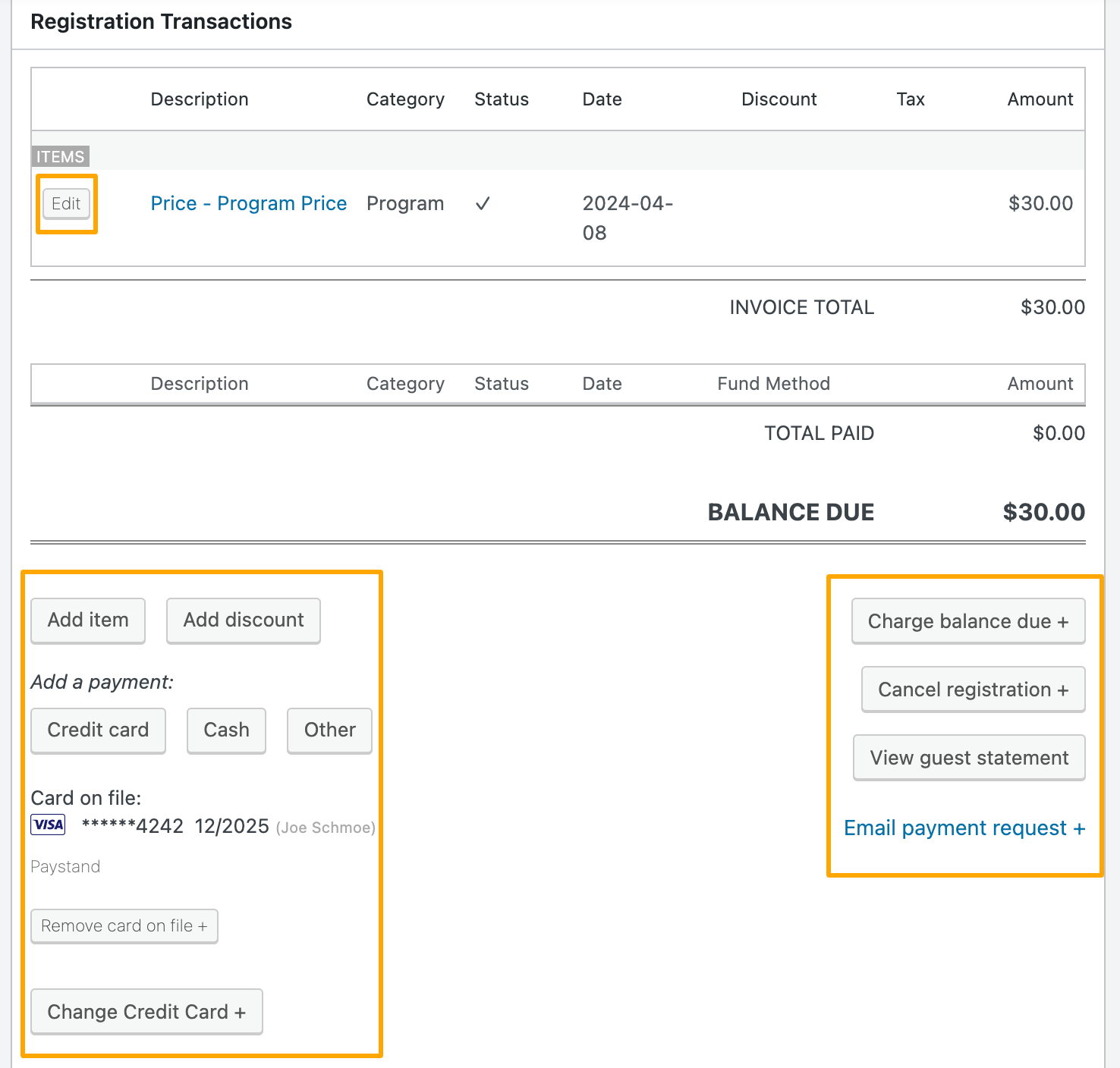 How to Manage Registrations